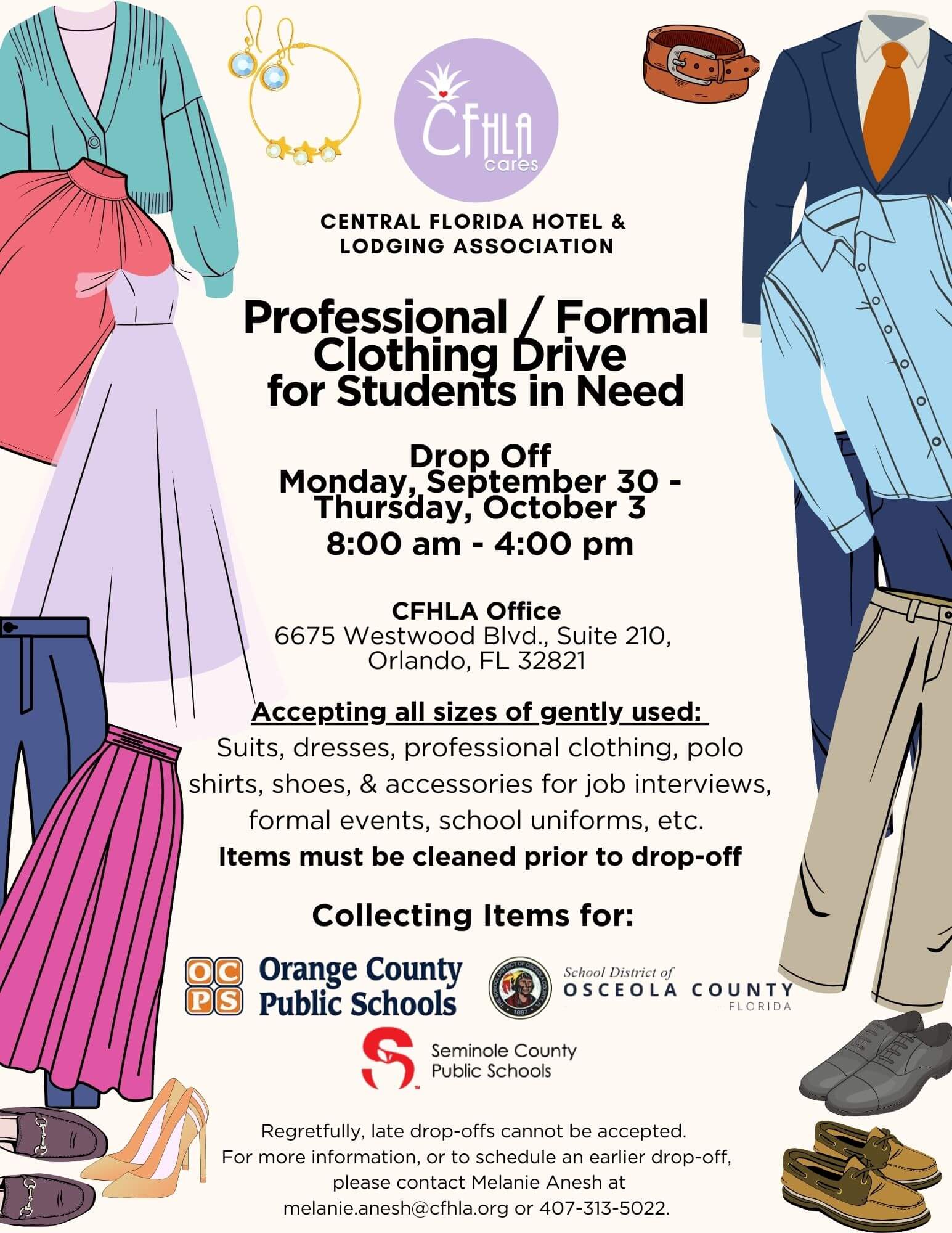 Cares Collection Drives - The Central Florida Hotel & Lodging Association